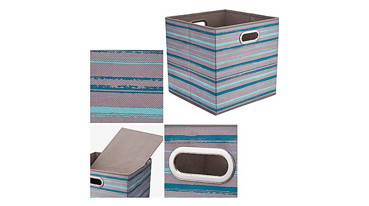 Teal Collapsible Storage Bins – Stylish & Foldable Organizers