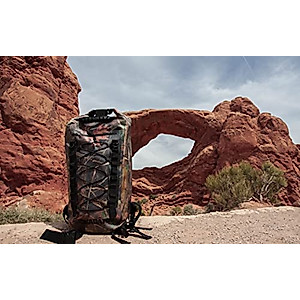 Rockagator Waterproof Backpacks - Hydric Series 40 Liter Hunting Camouflage Quick-Submersion Waterproof Backpack, River Dry Bag for Canoeing, Kayaking or Rafting, Camo