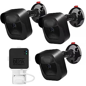 3PACK Housing Mount for Blink Outdoor (3rd Gen) XT3, Weatherproof Cover and 360° Adjustable Screwless Mounting Bracket with Blink Sync Module 2 Outlet Mount, 2 Ways Installation Without Drilling