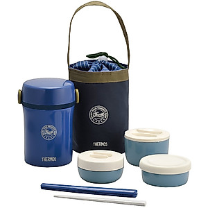 Thermos JBC-801 NVY Stainless Steel Lunch Jar, Approx. 0.6 Cups, Navy