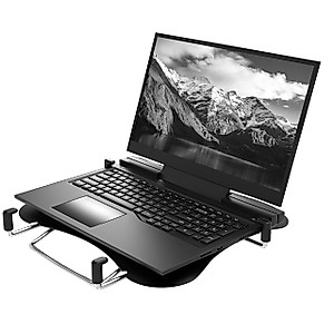 Laptop Cooling Fan Pad – CTA Digital USB-Powered Cooling Pad Fan with VESA-Compatible Laptop Holder for Laptops 7" to 15" - Black (ADD-LTPCF)