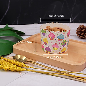 Gabkey Large Paper Cake Baking Cup Cupcake Muffin Cases diameter 6cm,Set of 100