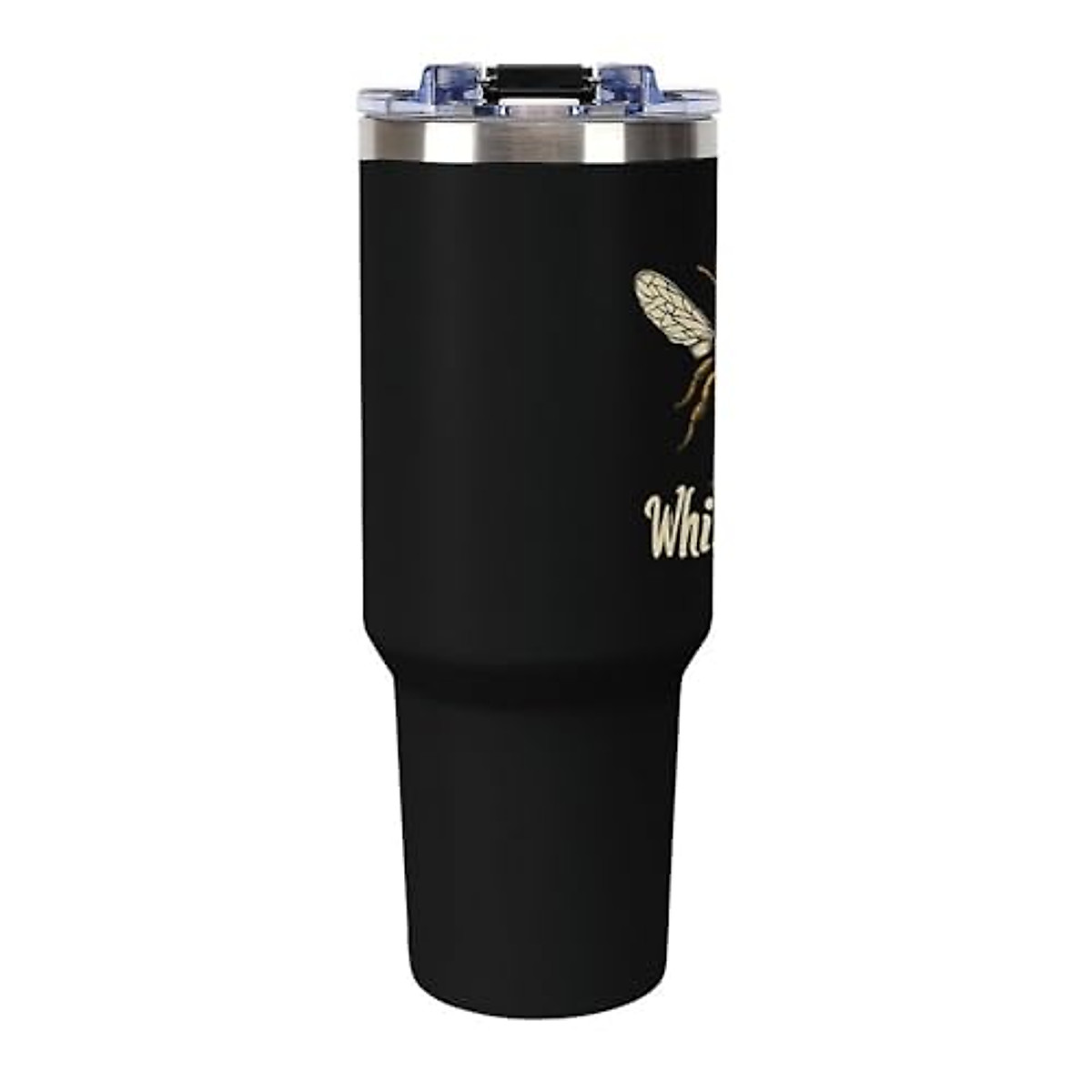 Bee Whisperer Insulated Tumblers with Handle Stainless Steel Coffee Mug Funny Travel Cup with Lid Straw 40oz