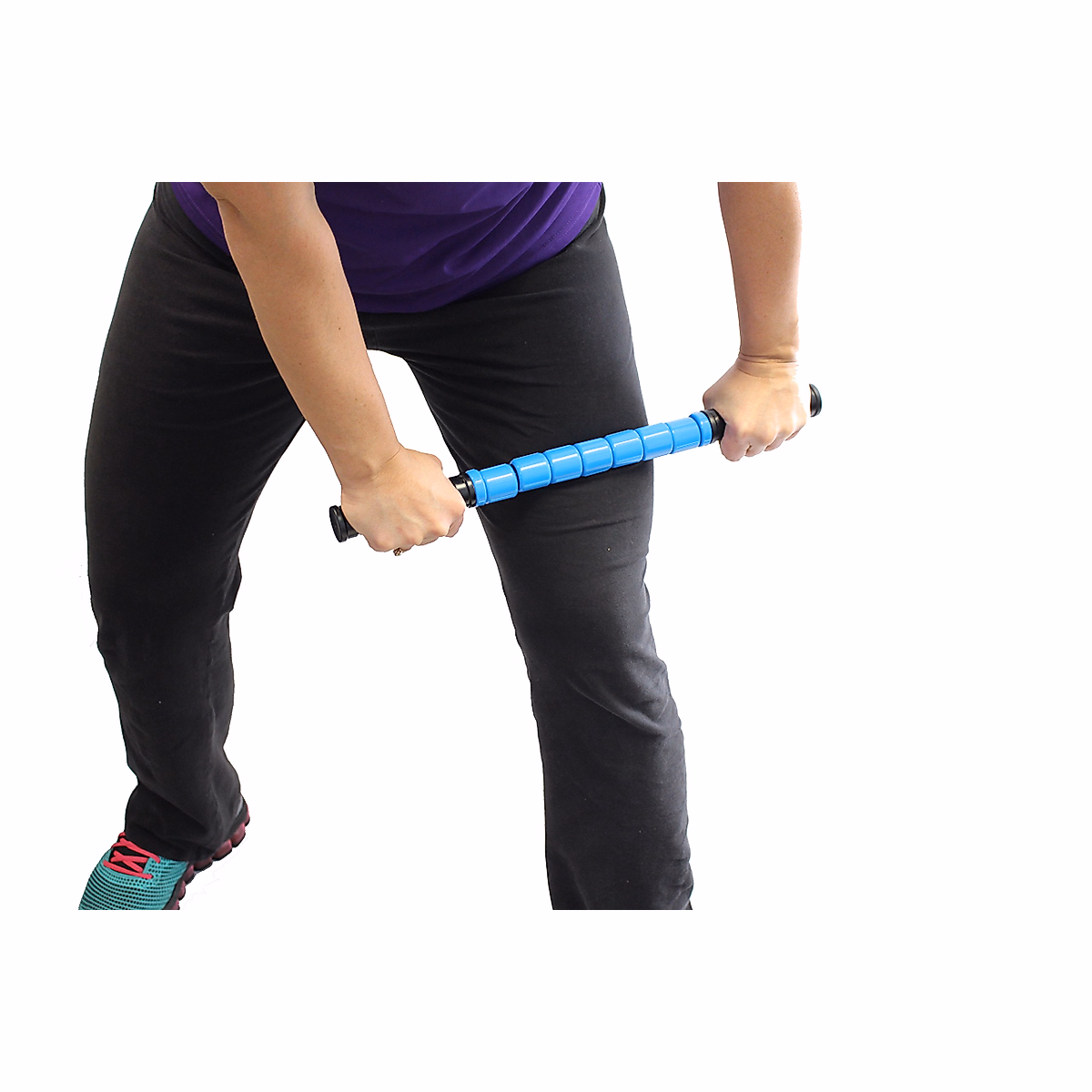 The Stick Massage Roller Original | Muscle Roller Massage Stick for Legs | Exercise Roller Massage Tools for Sports Athletes and Runners 17.75" - Original Blue
