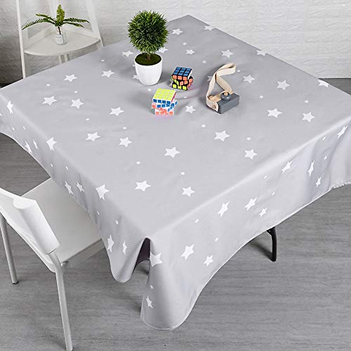 Splat Mat for Under High Chair/Arts/Crafts by CLCROBD, 51" Baby Anti-Slip Food Splash and Spill Mat for Eating Mess, Waterproof Floor Protector and Table Cloth