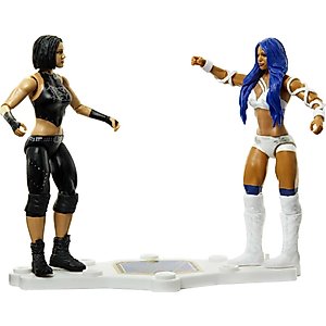 Mattel WWE Sasha Banks vs Bayley Championship Showdown 2-Pack 6-inch Action Figures Monday Night RAW Battle Pack for Ages 6 Years Old & Up