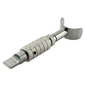 Tegg Swivel Knife Stainless Steel Precision Leathercraft Swivel Knife with Straight Blade Leather Cutting Tool