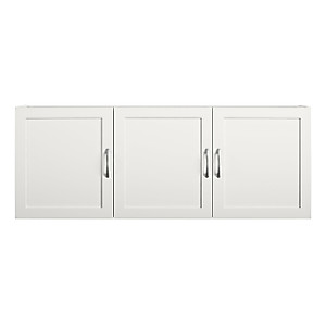 Systembuild Evolution Lory Framed 54" Wall Cabinet in White