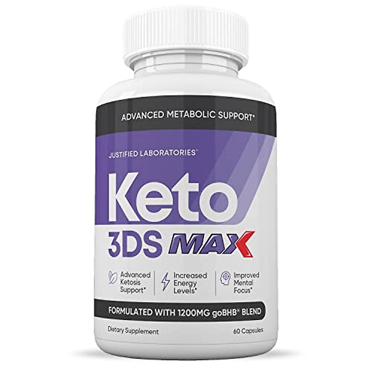 (3 Pack) Keto 3DS Max 1200MG Pills Includes Apple Cider Vinegar goBHB Strong Exogenous Ketones Advanced Ketogenic Supplement Ketosis Support for Men Women 180 Capsules