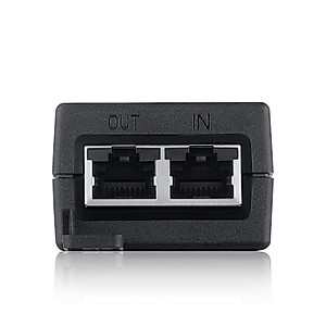 Zyxel Single Port Powerinjector | 1-2.5G MultiGig 802.3at PoE+ Injector | Simple Plug and Play | IEEE 802.3af/at