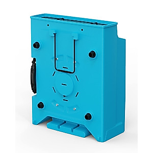 ALORAIR Zeus 900 Air Mover Commercial Blower for Carpets, Walls, Plumbing Use, Variable Speed Floor Blower Fan, 950 CFM with 1.8 Amps, Circuit Breaker Protection,on-Board Duplex GFCI, Blue