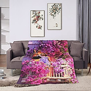 JIATING Blanket 3D Printing Ultra-Soft Micro Fleece Lightweight Blanket Sofa Comfort Warm Flannel Throw Blanket 50''x40'', 10842