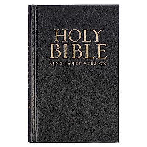 KJV Holy Bible, Pew and Worship Bible Red Letter Edition Hardcover - Ribbon Marker, King James Version, Black