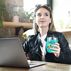 Other Godmothers Me Unicorn Wine Tumbler, Godmother Appreciation Gift from Godchild for Mother's Day Baby Pregnancy Announcement, 12 oz Stainless Steel Insulated Coffee Mug for God Mom, Friend