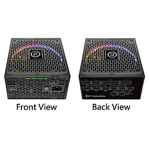 Thermaltake Toughpower Grand RGB 1200W 80+ Platinum Smart Zero RGB Fan, SLI/CrossFire Ready Continuous Power, Full Modular ATX 12V 2.4/EPS 12V 2.92 Power Supply 10 Year Warranty PS-TPG-1200F1FAPU-1