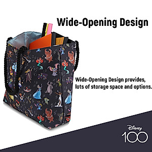 Disney Mickey and Stitch Tote bag - Girls, Boys, Teens, Adults - Mickey Minnie Mouse, Stitch, Classic Canvas Tote Travel Bag