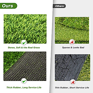 Artificial Grass, Fake Grass for Dog Training Pads, Professional Dog Pee Pads, Reusable Dog Grass Mat with Drainage Hole, Grass Pad for Dogs for Indoor/Outdoor - Easy to Clean(39.4x31.5in)