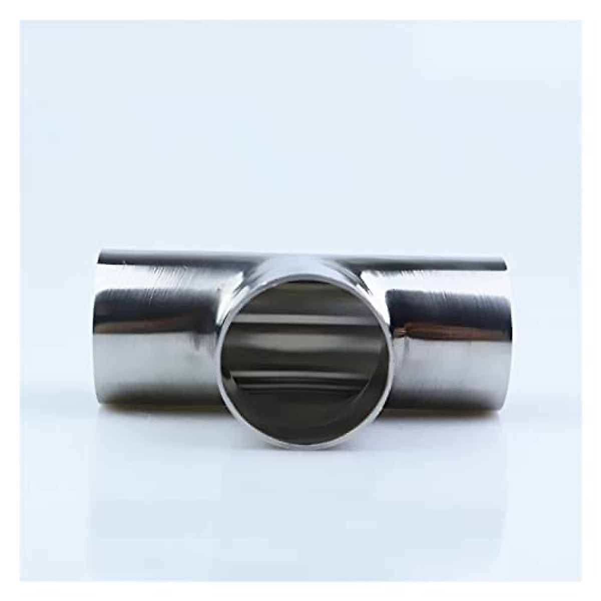 C'EsTBon 16/19/22/25/28/32/38/45/51/63/76/102mm Pipe OD Butt Weld Tee 3 Way Connector Sanitary Pipe Fitting SUS304 Stainless Homebrew Joyous (Size : 45mm Pipe OD)