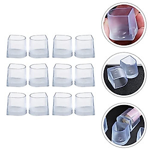 Beavorty High Heel Chair High Heel Chair High Heel Protectors Transparent Heel Stoppers 16pcs 10-12mm Heel Repair Caps Covers for Women Wedding Grass Rubber Shoe Covers Shoe Heel Protectors