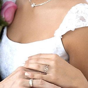 Clara Pucci 1.98 ct Round Cut 2 stone Solitaire Natural Brown Morganite Engagement Promise Anniversary Bridal Ring 18K Rose Gold 10.5