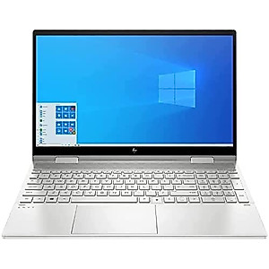 HP Envy x360 15.6-inch FHD Touchscreen 512GB SSD, i5-1135G7 2-in-1 Laptop (8GB RAM, SD Card Reader, Intel Iris Xe Graphics, Windows 11 ) Silver, 15-ed1055wm