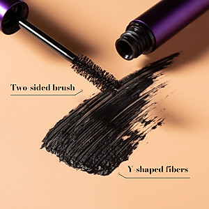 Younique MOODSTRUCK EPIC 4D Fiber Lash Mascara | 7 ml | Long Lasting Mascara Black Volume and Length, Lengthening, Thickening, Fuller Lashes Amplify Smudge-Proof Eyelash Mascara, Makeup
