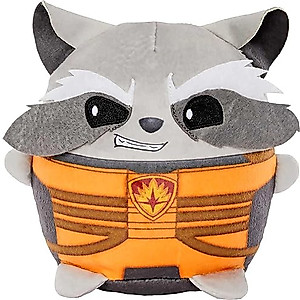 Mattel Marvel Cuutopia Set of 4 Plush Figures, Instant Collection of 5-inch Soft Rounded Pillow Toys Inspired by Fan-Favorite Characters