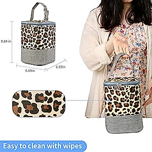 GOGOSO Insulated Baby Bottle Bag with Ice Pack, Multi-Function Breastmilk Cooler Bag & Lunch Bag, Fit as Milk Bottles Organize