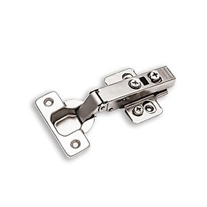 Berta 10-Pack Full Overlay Frameless Soft-Close European Hinges, 110° 3D Adjustable, Clip-On Concealed Kitchen Cabinet Door Hinges with Screws - Ideal for Modern Cabinets