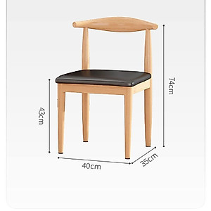 WXFKLDJ Modern Table Set with 4 Chairs, 5 Pcs Dining Table Set,Home Kitchen Breakfast Table and Chairs Set Ideal for Living Room, Breakfast Nook, Easy to Assemble,Cream,4 Chairs