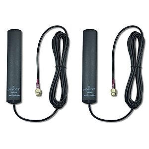 Proxicast 4G / 5G 3.5 dBi Omni-Directional Adhesive Mount Low Profile Flat Antenna Compatible with Cisco, Cradlepoint, Digi, MoFi, Pepwave, Sierra Wireless and Many Others (ANT-110-001-2PK)