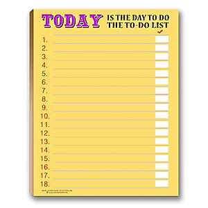 Stonehouse Collection Funny To Do Lists Note Pad Assorted Pack | 4 Funny ToDo List Pads | USA Made