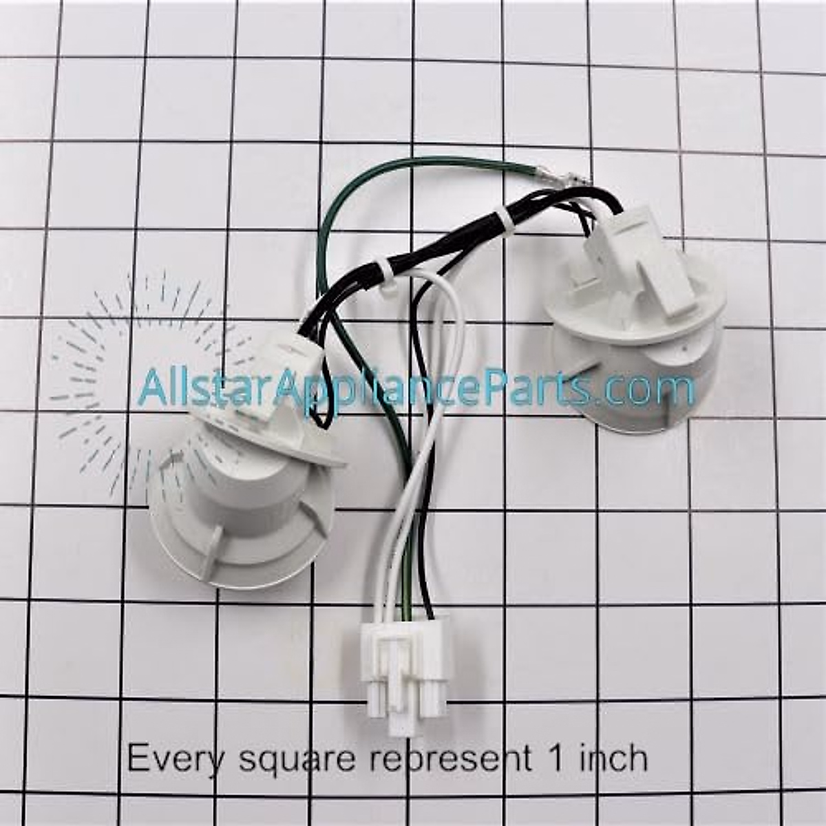 Allstar Appliance Parts EAG62831801 Refrigerator Socket Lamp