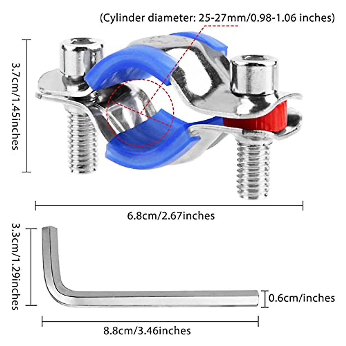 2 Pieces Fix Sinking Office Chair Stainless Steel Chair Protective Cover Office Chair Fixed Tube Card Office Chair Height Adjustment Protective Cover for Stop Office Chair Sinking