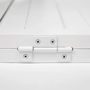 Closet Door, Bi-fold, Louver Louver Plantation Primed White (28X80)