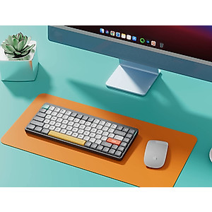 nuphy Air75 Mechanical Keyboard, 75% Low Profile Wireless Keyboard, Supports Bluetooth 5.0, 2.4G and Wired Connection, Compatible with Windows and Mac OS Systems-Gateron Brown Switch