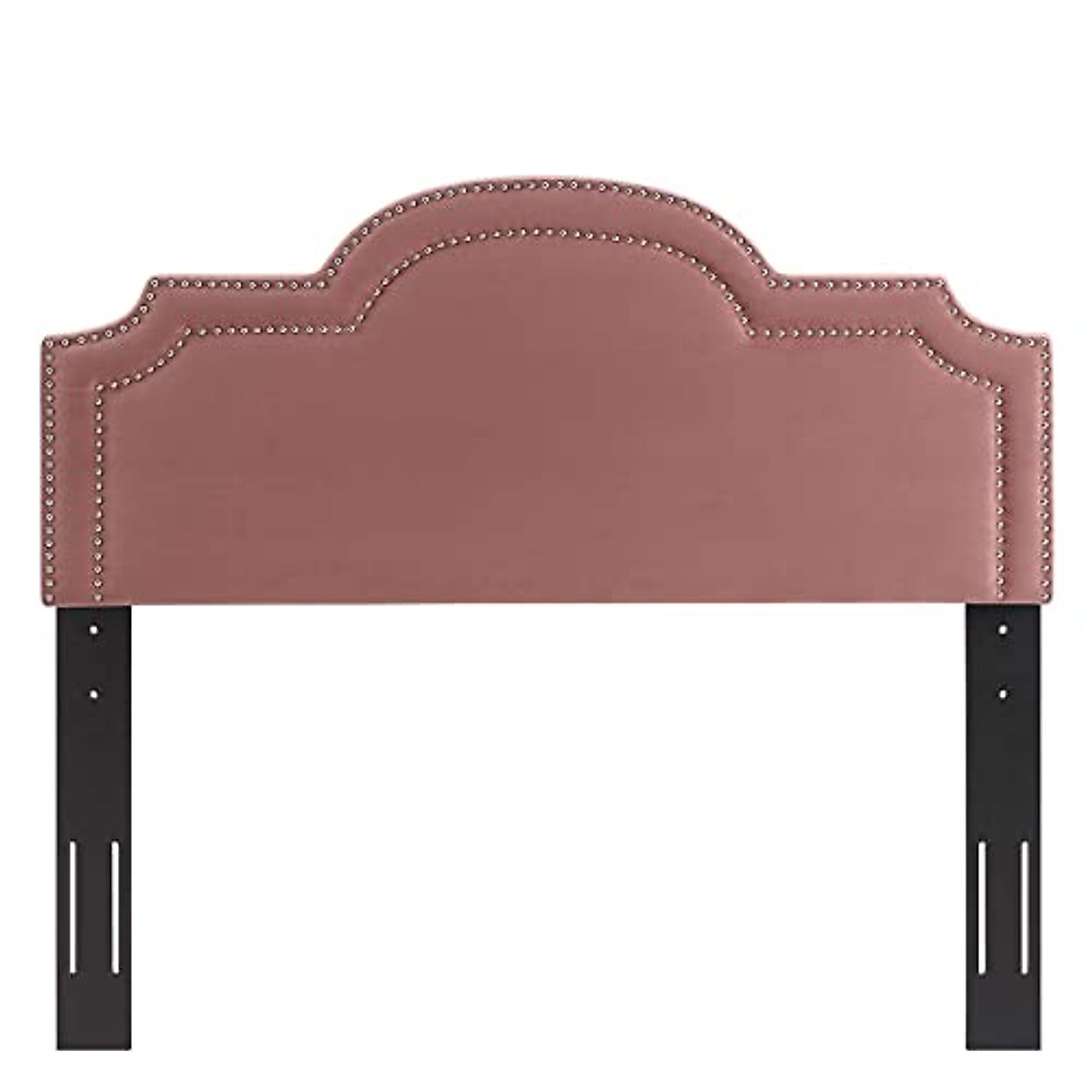 Modway Belinda Performance Velvet Headboard, Twin, Dusty Rose