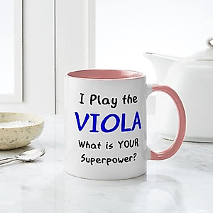 CafePress Play Viola Mug Mugs Ceramic Coffee Mug, Tea Cup 11 oz