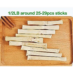 OSWINMART Sweet Bamboo Sticks(1/2lb), Pet Chew Snacks Molar Sticks Keep Clean Teeth and Healthy Gums for Rabbits Hamsters Chinchillas Guinea Pigs Bunny Squirrels
