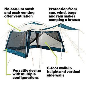 Eureka! Northern Breeze Camping Screen House and Shelter, 10 Feet