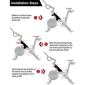 COOLWUFAN Custom Sweat Towel FrameWrap for Peloton Bike, Soft, Quick-Drying, Super Absorbent, Non-slip FrameWrap, Accessories for Peloton Bike