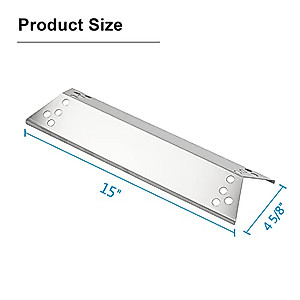 Gas Grill Repair Parts for Charbroil 463411512 463411712 463411911 Kenmore 122.16134 122.16134110 Nexgrill 720-0719BL 720-0773 720-0783 Tera Gear 1010007A, Grill Burners and Heat Plates Replacement