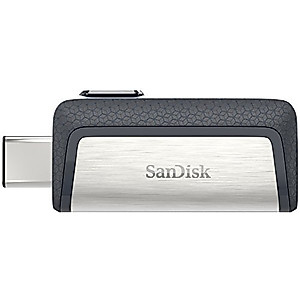 SanDisk Ultra 64GB Dual Drive USB Type-C (Four Pack Bundle) Works with Smartphones, Tablets, and Computers (SDDDC2-064G-G46) Bundle with (1) Everything But Stromboli 4 Port USB 3.0 Hub