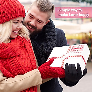 12 Packs Extra Large Gift Box Bulk with All-Occasions Stickers, 17x13x4 Inch Premium White Gift Boxes with Lids for Presents, T-shirt, Robe, Sweater Cardboard Boxes for Christmas, Birthday - Cajas