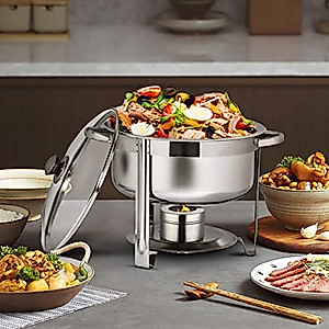 Cabilock 4pcs Stainless Steel Fuel Holder with Cover Chafer Canned Heat Fuel Box Heat Holder with Safety Cover for Buffets Barbecue Parties