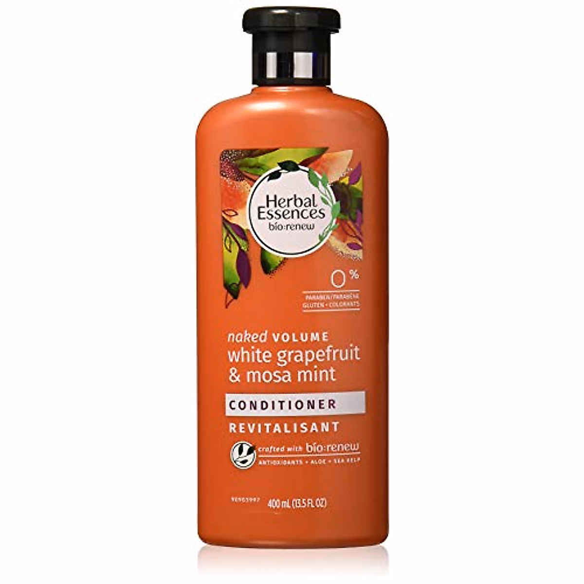 Herbal Essences Volume Conditioner for Color Treated Hair, BioRenew White Grapefruit & Mosa Mint, 13.5 FL OZ (Pack of 2)