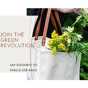 Alex Virtue Reusable Grocery Bags for Heavy Duty,Tote Bags Bulk,Foldable Shopping Bags,Utility Multipurpose Tote (White)