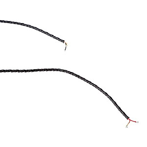 3.5mm Replacement Repair DIY Cable Cord Line Lead Wire in-Ear Headphones Earphones Black and Gray