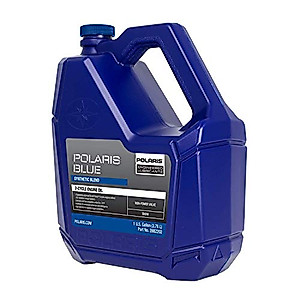 Polaris Snowmobile Blue Synthetic Blend 2-Cycle Oil, 2-Stroke Engines