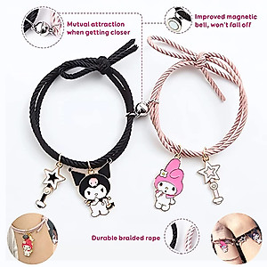 MEKZU 80PCS Anime Cartoon Gift Sets Party Favors, Including Drawstring Bag Coin Wallet Stickers Brooches Bracelets Keychains Necklaces Hairpins Hair Ties